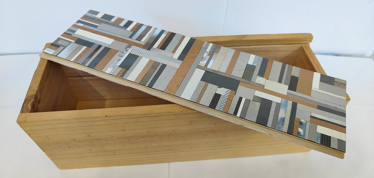 Patchwork laminate Treasure Box - Rare Hare Designs | Atelier Crafers